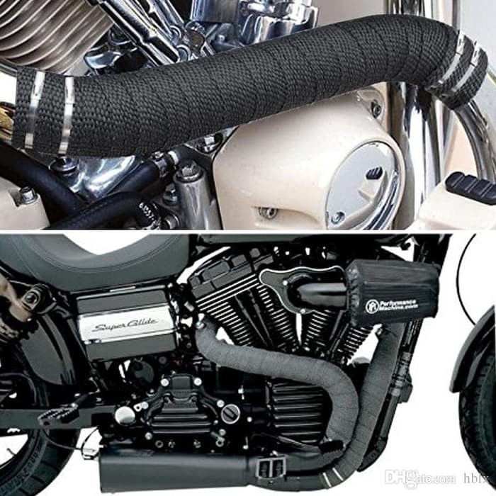 Jual EXHAUST WRAP TAPE PELINDUNG PANAS KNALPOT HOT WRAP PEREDAM PANAS ...