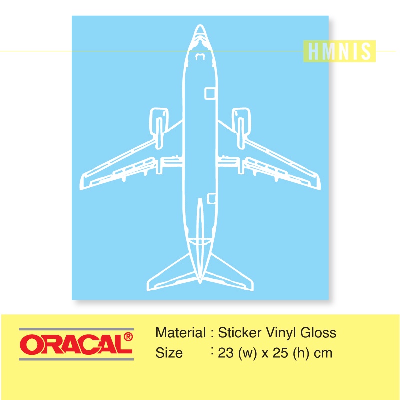 Jual Sticker Pesawat Boeing 737 Big Size, Cutting Sticker Boeing 737 ...