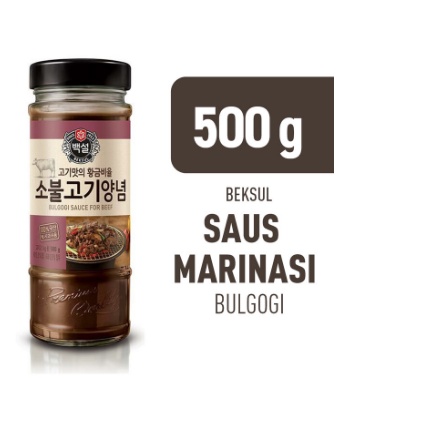 Jual BEKSUL Galbi Bulgogi Marinade Sauce For Beef Saus Marinasi Iga Sapi 500g | Shopee Indonesia