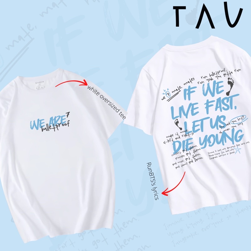 Jual KAOS RUN BTS OVERSIZED TEE | Shopee Indonesia