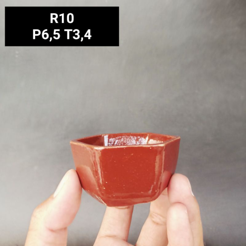 Jual Terlaris Pot keramik mini segi enam murah R10 | Shopee Indonesia