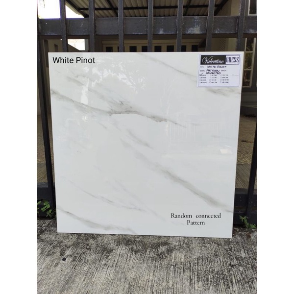 Jual GRANITE 60X60 WHITE PINOT / VALENTINO / GLOSSY KW1 | Shopee Indonesia
