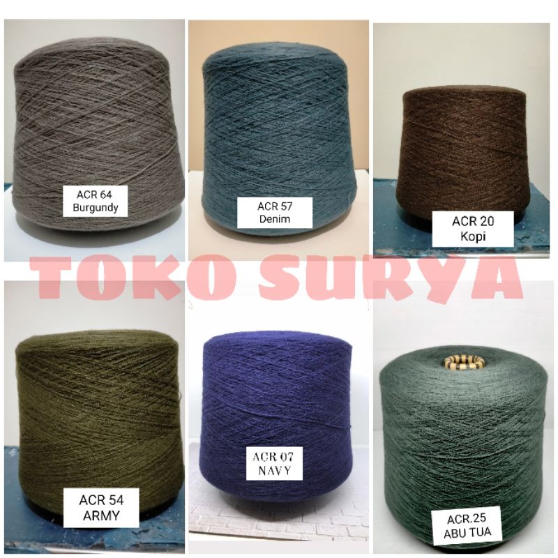 Jual Benang Acrylic Rajut Mesin 2/32 (1) | Shopee Indonesia