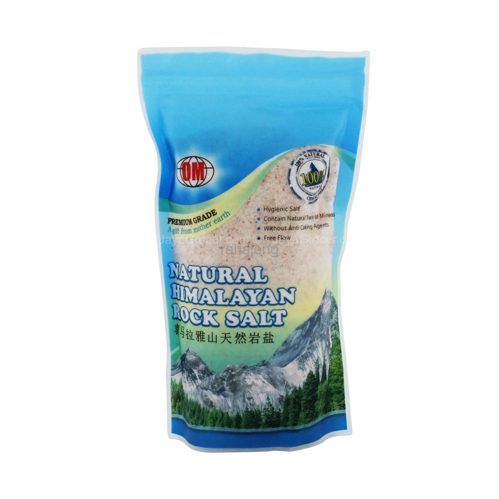 Jual OM Salt 500g (Garam Himalaya 500gr | Natural Rock Salt 500 gr gram ...