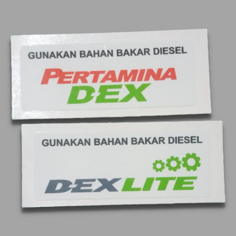 Jual stiker label bahan bakar pertamina dex | Shopee Indonesia