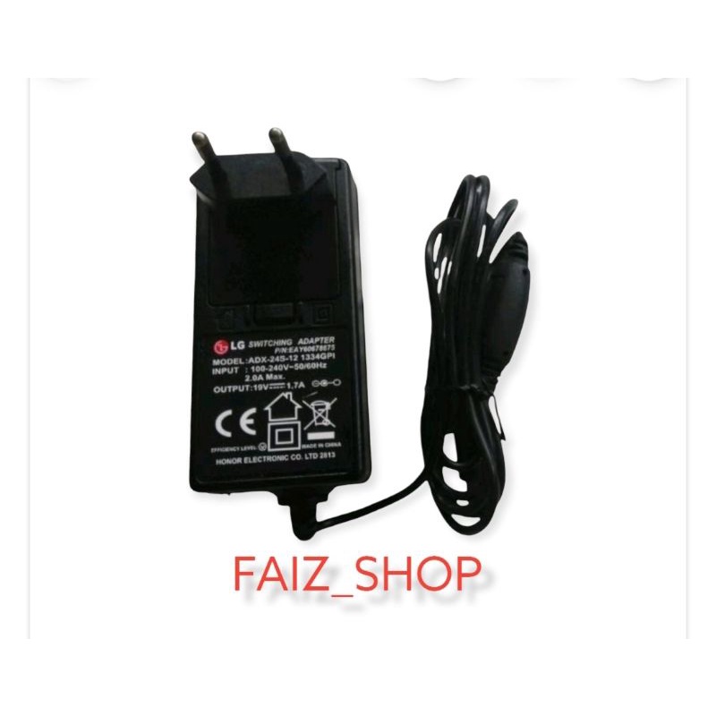 Jual kabel Power Adaptor Monitor LG ADX25S/19V/1.7A | Shopee Indonesia