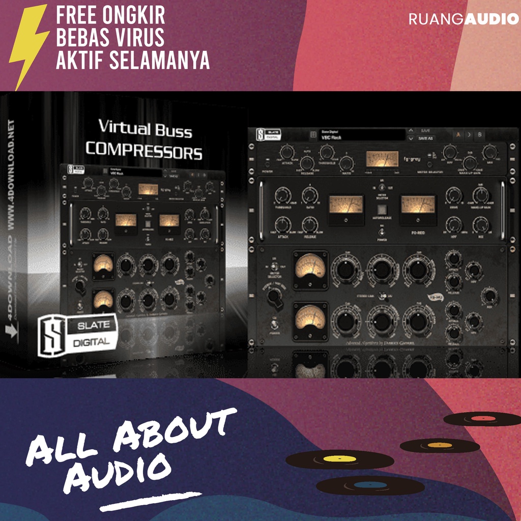 Jual Slate Digital Virtual Bus Compressors v1.2.14.5 ( Full Activated ) | Shopee Indonesia