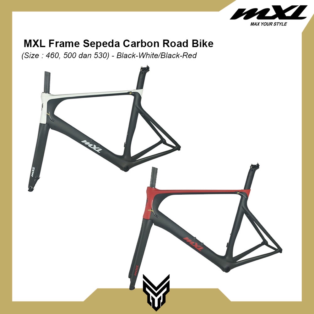 Jual MXL Frame Carbon Sepeda Balap 700c U Brake Road Bike Cycling ...