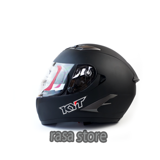 Jual helm kyt falcon 2 solid black doff original full face terbaru ...