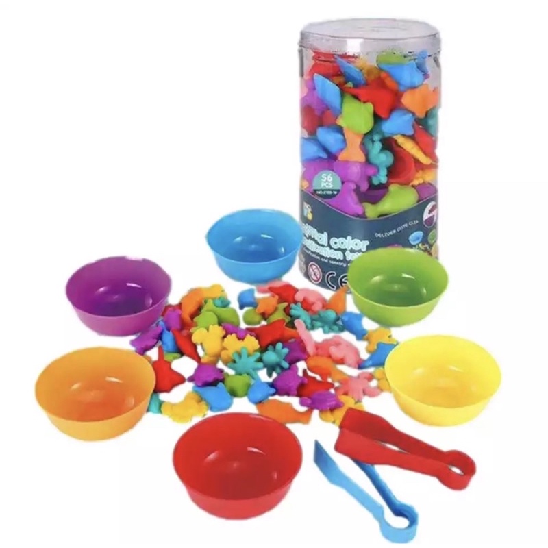 Jual Classification Toy with FREE Sorting Bowl (TABUNG) and 2 Tweezers ...