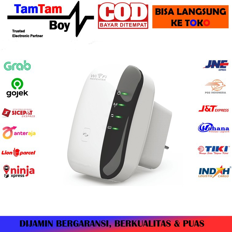 Jual Router Wifi Repeater 300mbps Wireless Extender External Penguat ...