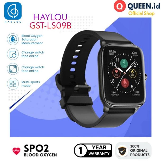 Jual Haylou Gst Ls09B Smartwatch Sport Spo2 Smart Watch Ip68 Full Hd 1. ...