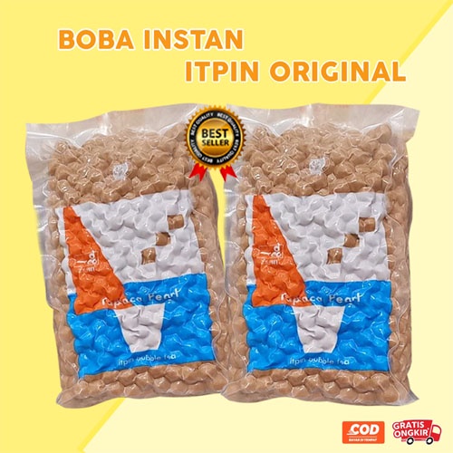 Jual BUBBLE BOBA TAPIOKA ITPIN PEARL 1 KG / BOBA ITPIN ORIGINAL / BOBA ...