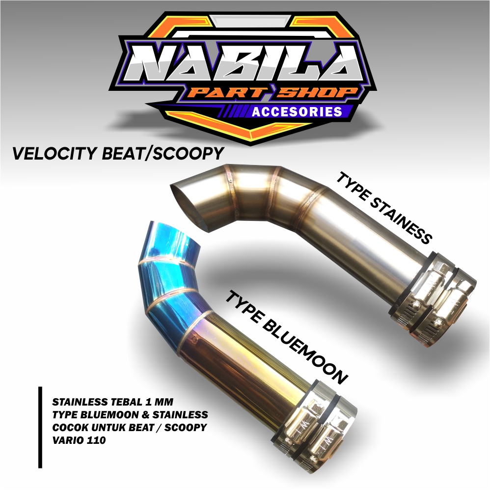 Jual Velocity Stack stainless air intake Beat Scoopy Vario fi Esp ...