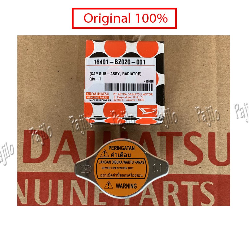 Jual ORIGINAL 1.1 Tutup Kap Cap Air Radiator 1.1 DAIHATSU GRANMAX ...