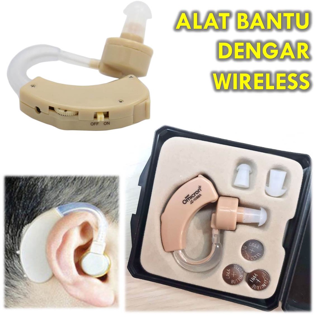 Jual Alat Bantu Dengar Gangguan Pendengaran Telinga Murah Wireless ...