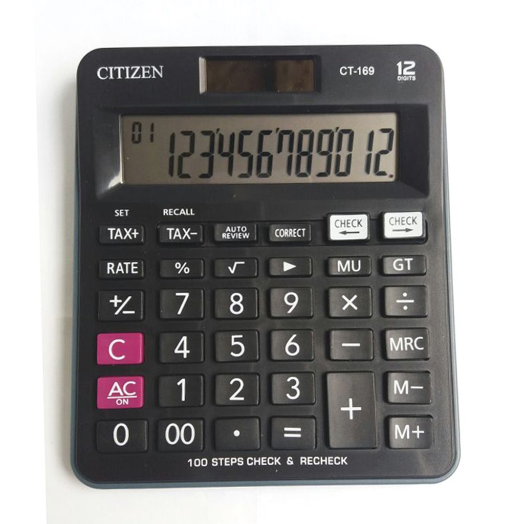 Jual Kalkulator Citizen CT-169 12 Digit | Shopee Indonesia