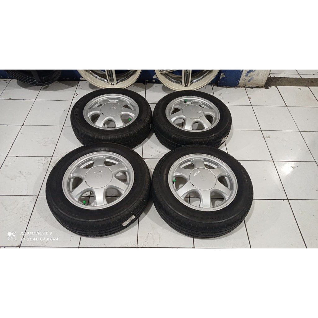 Jual velg mobil bekas soluna ring 14x5 pcd 4x100 seken murah ...