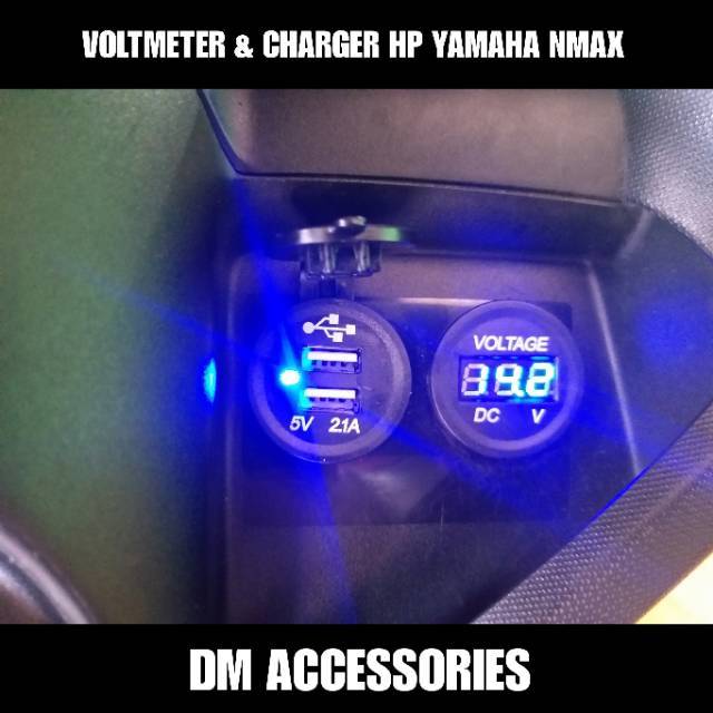Jual VOLTMETER & CHARGER HP YAMAHA NMAX | Shopee Indonesia