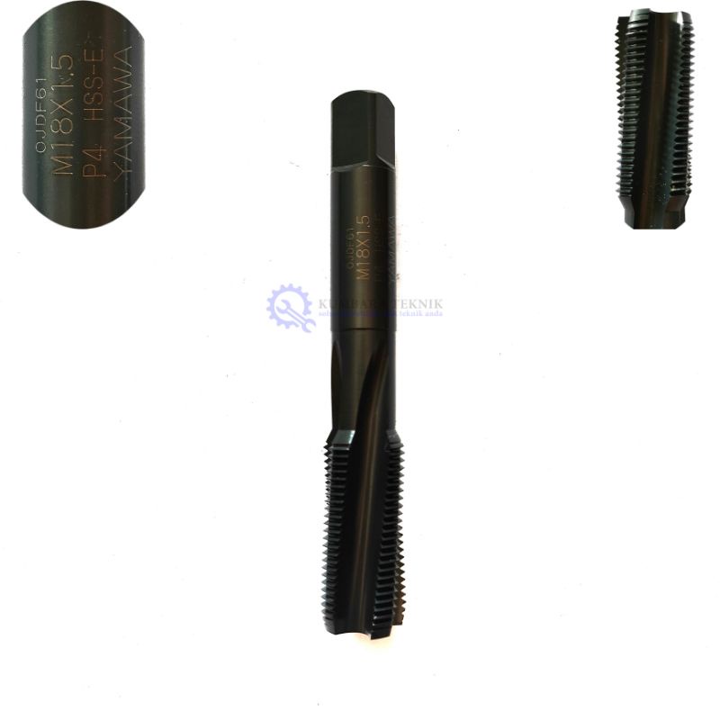 Jual HANDTAP SPIRAL TAP MESIN M18 x 1.5 YAMAWA | Shopee Indonesia