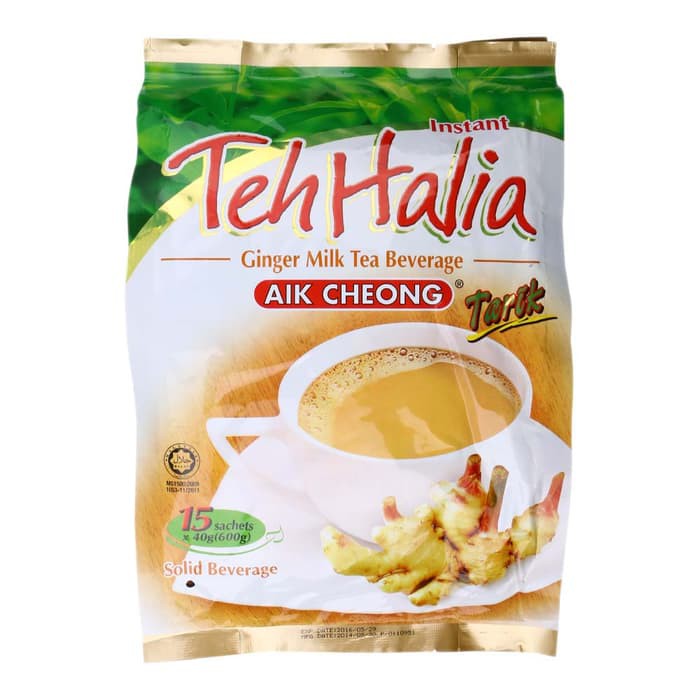 Jual Aik Cheong Teh Tarik Jahe Halia Ginger Milk Tea Beverage 15Sachet ...