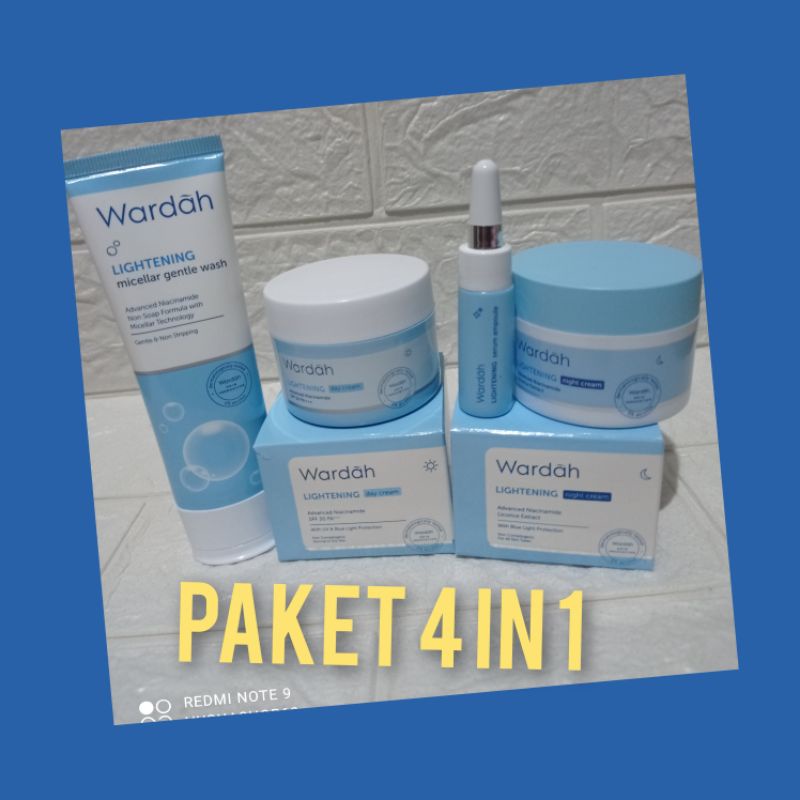 Jual Paket Wardah Lightening Series 1 Satu Paket Murah Lengkap Sepaket ...