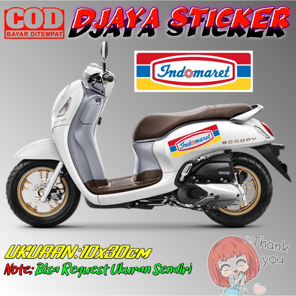 Jual 1 SET STICKER CUTTING STRIPING MOTOR UNIVERSAL MODEL INDOMARET ...
