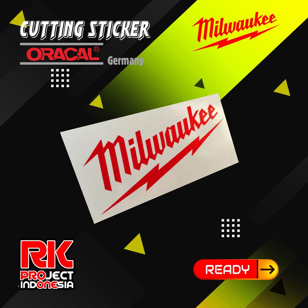 Jual MILWAUKEE CUTTING STICKER / STIKER ORACAL 651 / ORAFOL 6510 ...