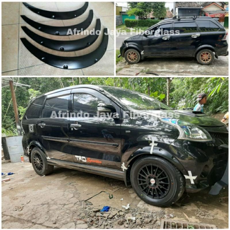 Jual OVER FENDER AVANZA DAN XENIA 1SET (4 pcs) | Shopee Indonesia
