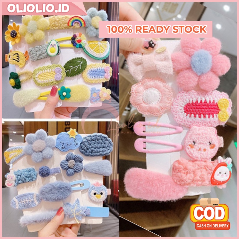 Jual JEPIT RAMBUT ANAK PEREMPUAN KOREA FASHION LUCU / 1SET JEPITAN ...