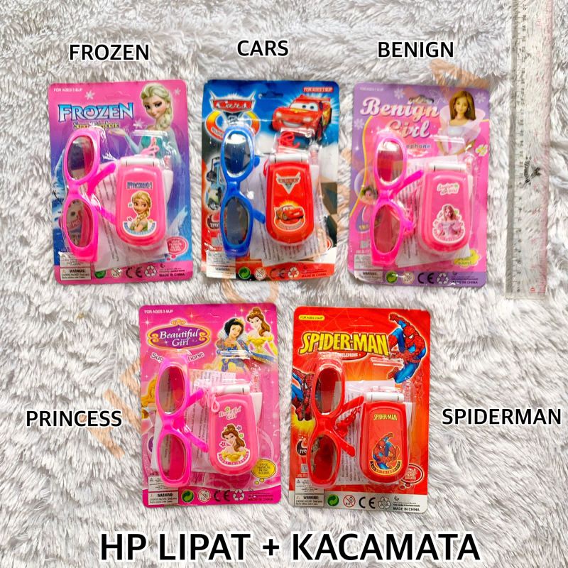Jual (PRODUK BER-SNI) MAINAN HP LIPAT BENIGN GIRL FROZEN MOBILE PHONE ...