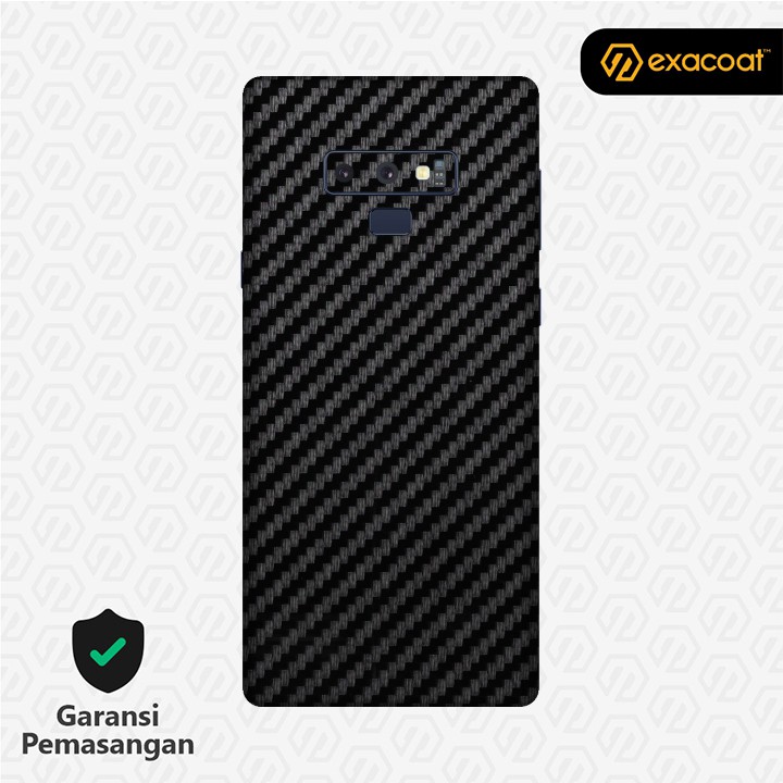 Jual [EXACOAT] Galaxy Note 9 Skins Carbon Fiber Black | Shopee Indonesia