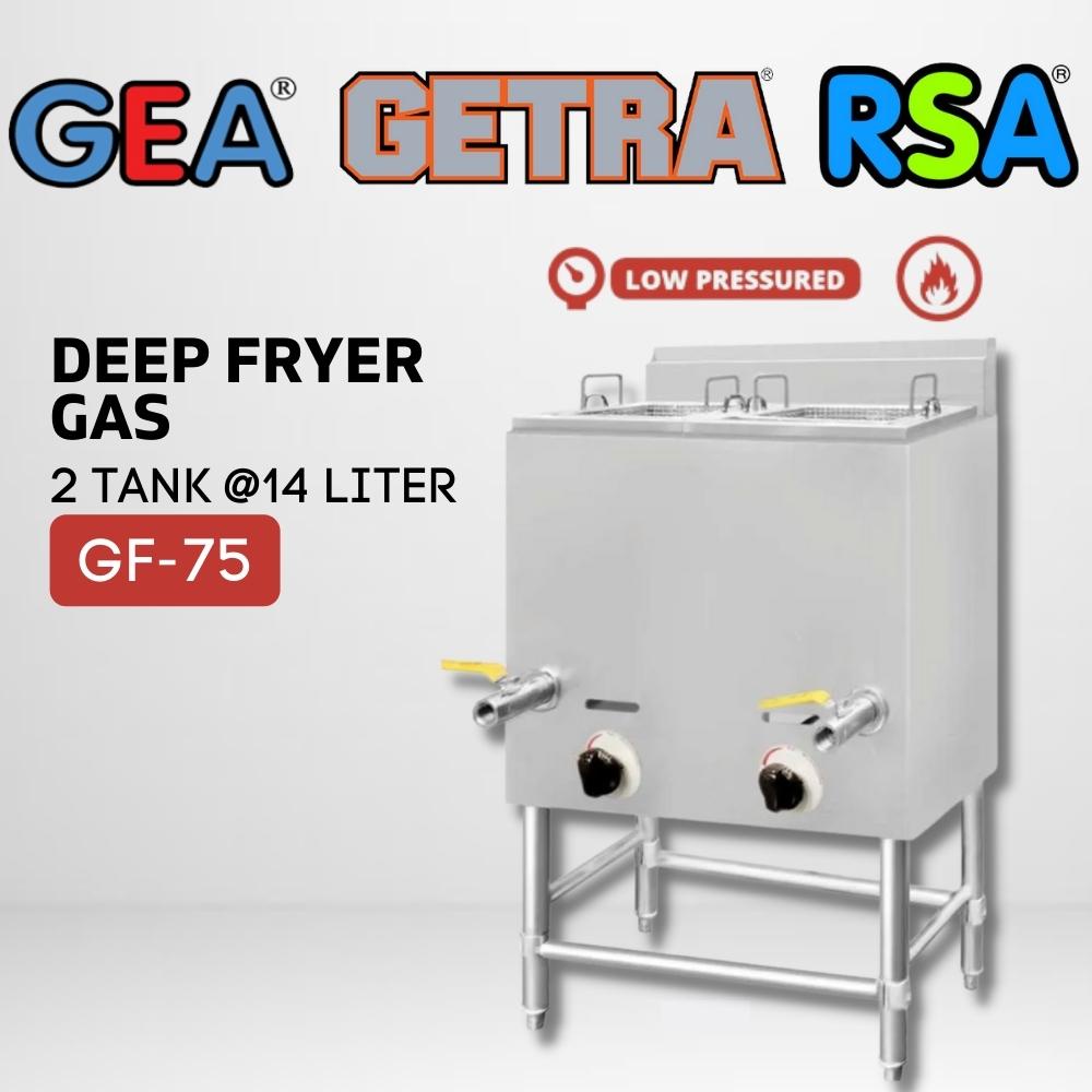 Jual DEEP FRYER 2 TANK GETRA GF-75 STANDING GF 75 PENGGORENGAN GAS AYAM KENTANG FRIED CHICKEN ...