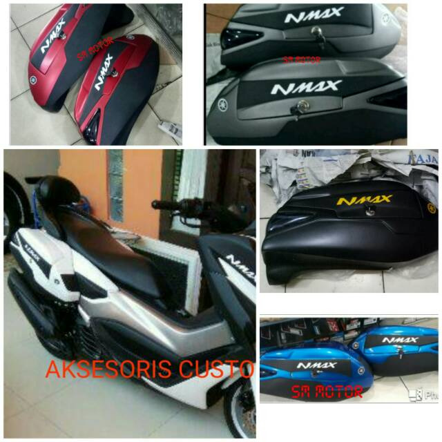 Jual BARU side box/box samping nmax terbaru model slim kotak lebih slim ...