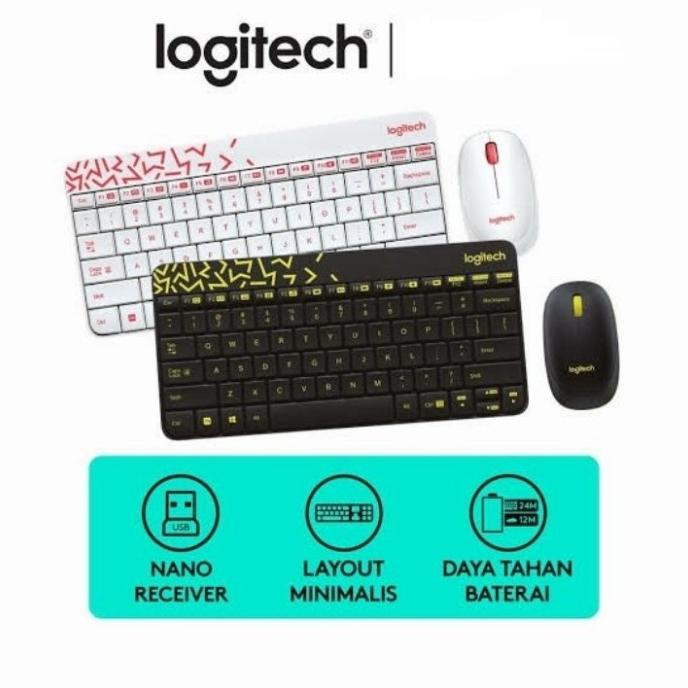 Jual Logitech MK240 Mini Keyboard Mouse Wireless Original | Shopee ...