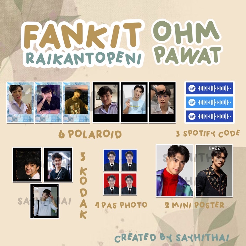 Jual Fankit Series Raikantopeni Thai Gmmtv The Gifted Sotus 2Gether Bad ...