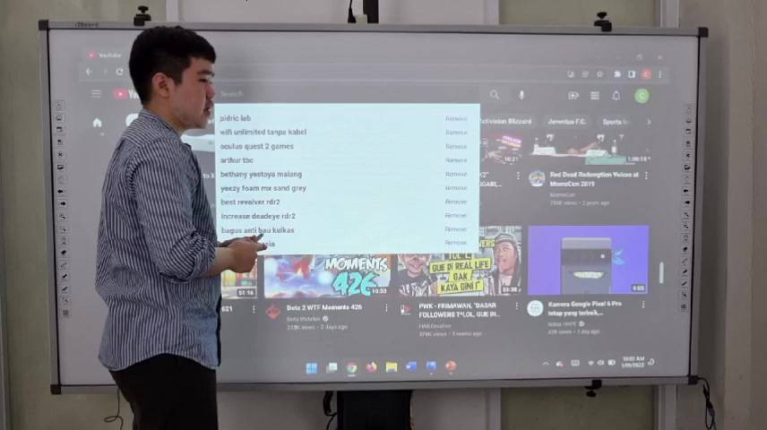 Jual Papan Tulis Interaktif iTBoard 96 Inch Interactive Smart Board ...