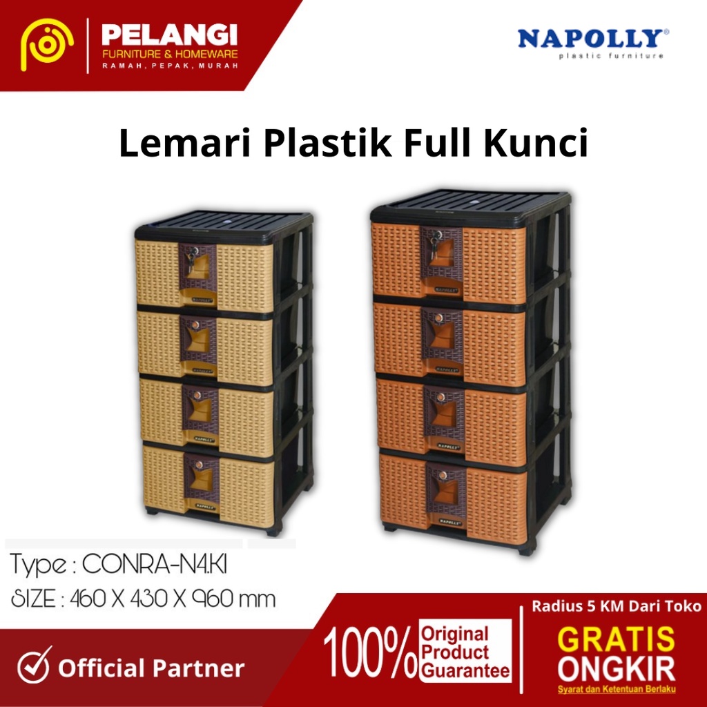Jual Lemari Napolly Conra | Lemari Plastik | Lemari Serbaguna | Lemari ...