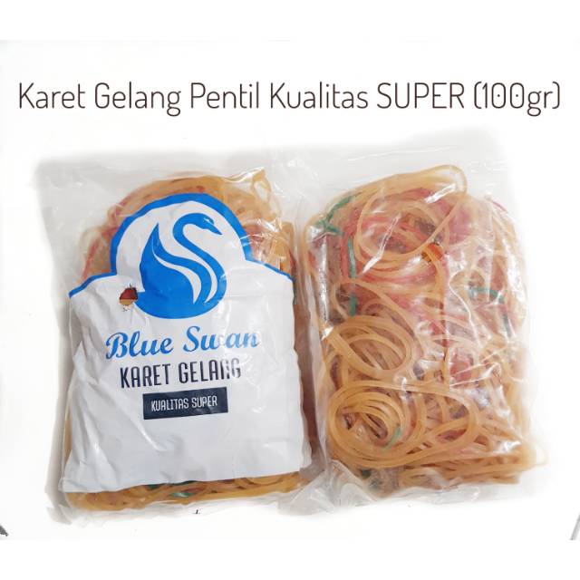 Jual Karet Gelang Pentil / Karet Gelang Kuning Kualitas SUPER 100gr ...