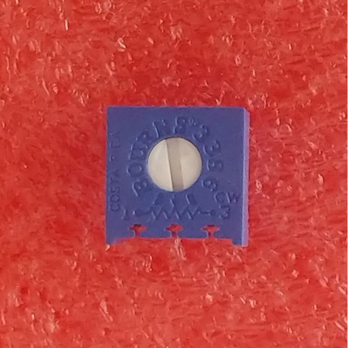 Jual Trimpot VR Variable Resistor Pin Bawah Duduk 3386 500 OHM | Shopee ...