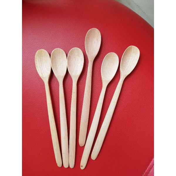 Jual Sendok Kayu / Sendok Jus / Sendok Kayu Panjang 21,5 cm | Shopee ...
