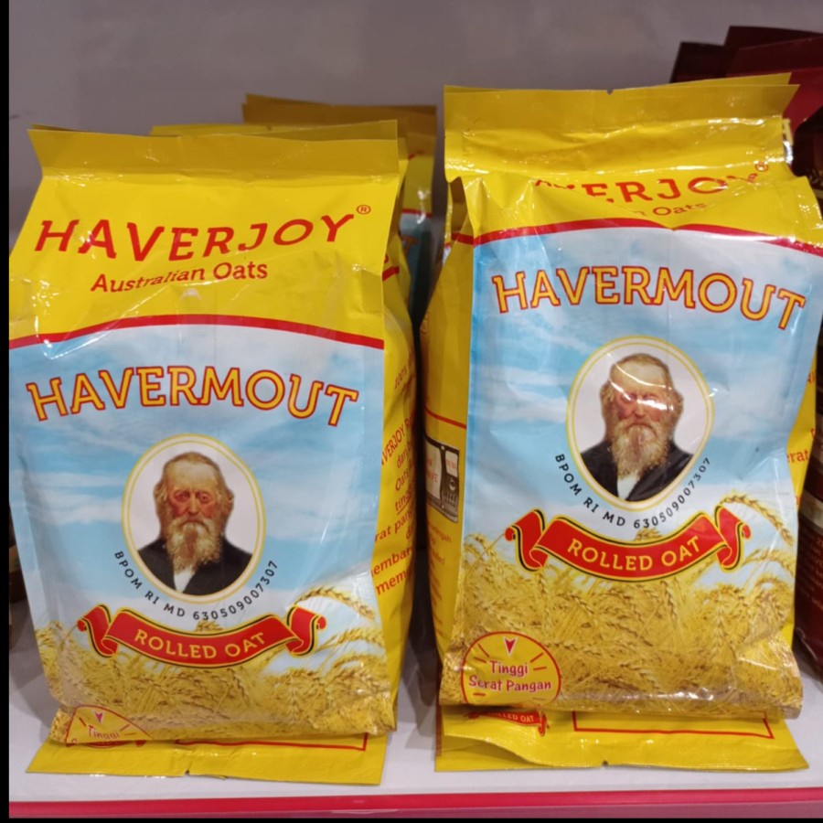 Jual HAVERJOY Rolled Oat 1 Kg, Havermout, Oatmeal, Australian Oat ...