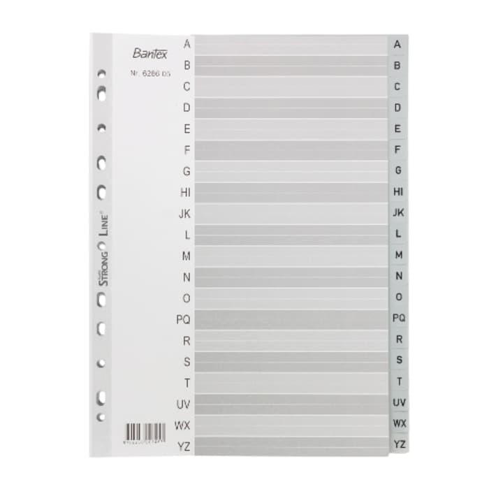 Jual Divider Bantex 6203 Devider Pembatas File A4 21 Lembar ( A-Z Index ...