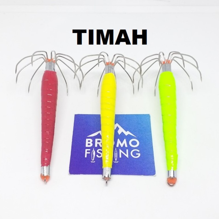 Jual Pancing Cumi GARUDA / timah mata double dobel susun kail sotong ...