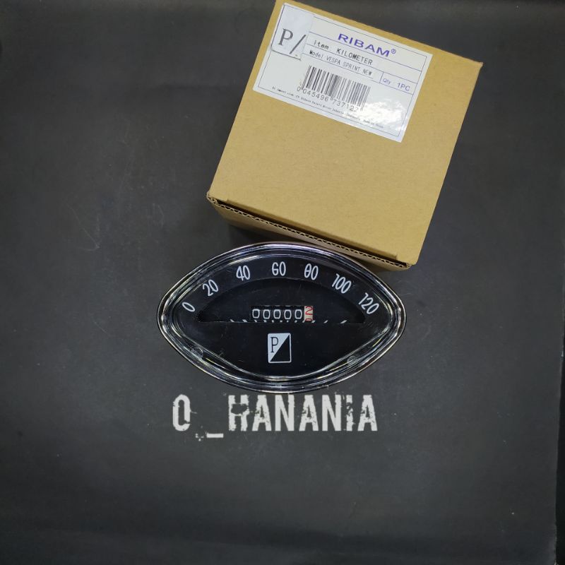 Jual SPEEDOMETER KILOMETER VESPA SUPER 75 SPRINT HITAM | Shopee Indonesia