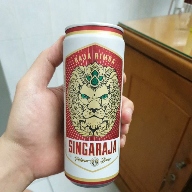 Jual BIR SINGARAJA PILSENER 325 ML CAN KECIL | Shopee Indonesia