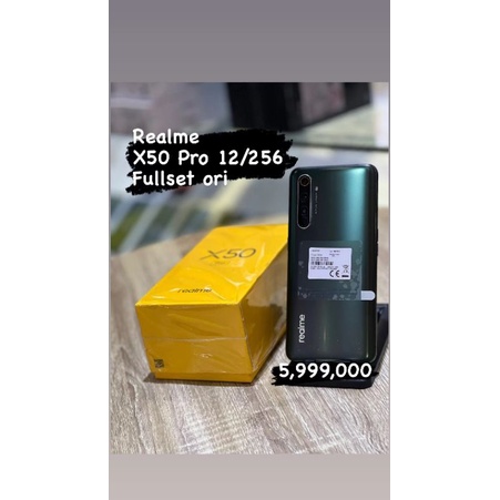 Jual REALME X50 PRO 12/256GB FULLSET ORIGINAL | Shopee Indonesia