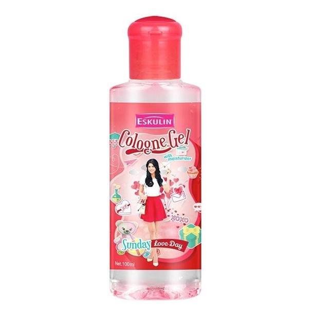 Jual Eskulin Cologne Gel With Moisturizer Parfum 100ml / 50ml | Shopee ...