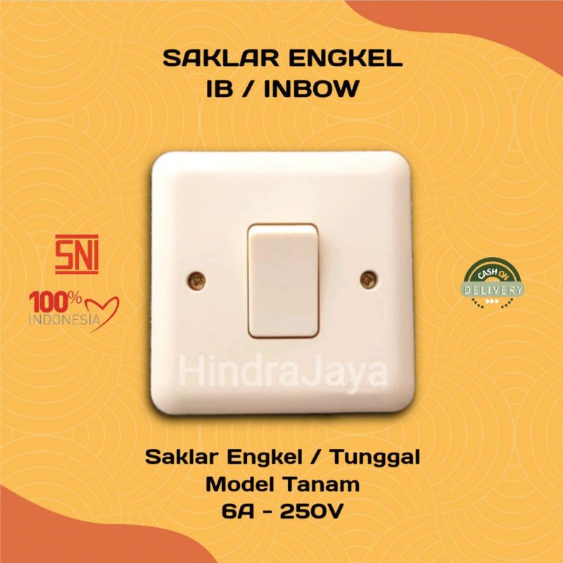 Jual Saklar Engkel IB / Inbow / Model Tanam | Shopee Indonesia