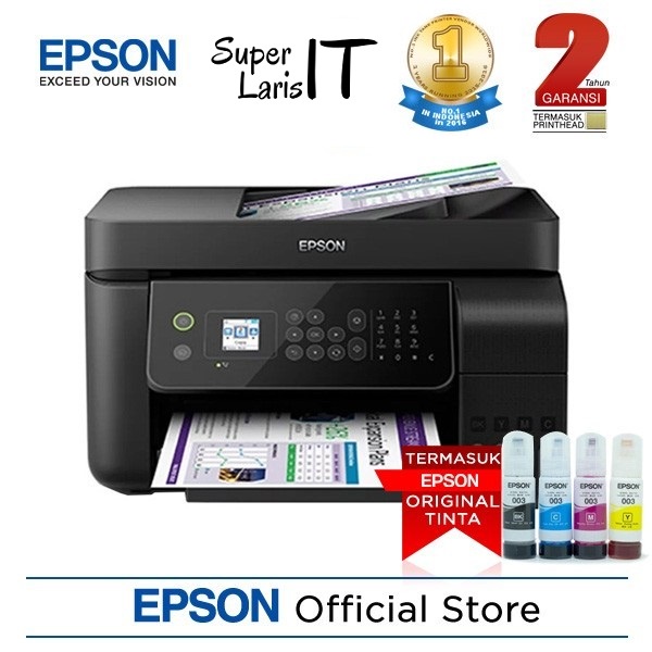 Jual Printer Epson L5190 Print Scan Copy Wifi ADF - Scan & Copy hingga ...